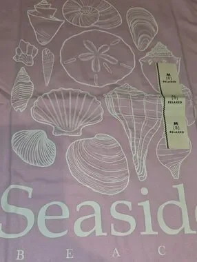 Cat & Jack | Shirts & Tops | Cat Jack Girls Purple Seashell T Shirt ...